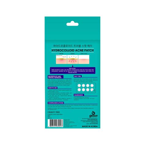 Luxe Organix Hydrocolloid Acne Spot Patch Night 48s