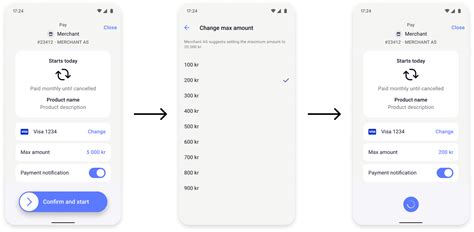 How Recurring Works With Variable Amount Vipps Mobilepay Developer Docs