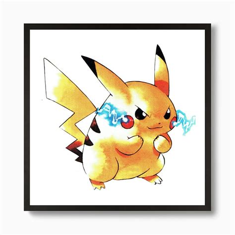 Pokemon Pikachu Fighting Art Print By Islanovella Fy