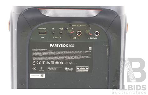 Jbl Partybox Portable Bluetooth Lot Allbids