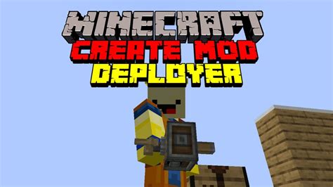How To Craft A Deployer In Minecraft Create Mod YouTube