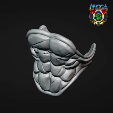 🐚 Tmnt Shell Front Only For Motu Origins・ 3d File For 3d Printing・cults