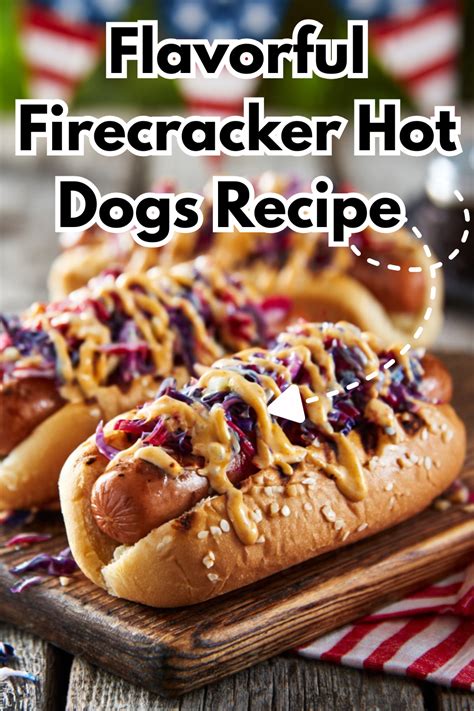 Flavorful Firecracker Hot Dogs Easy 4th Of July Party Snack Ruffled Mom