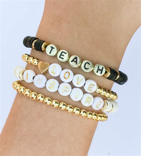 Teacher T Teacher Appreciation T Teacher Bracelet T End