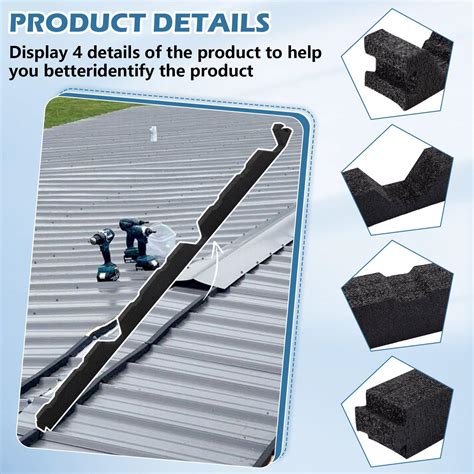 R Panel Foam Closure Strips 12 Inch R Panel Metal Roof Foam Closure