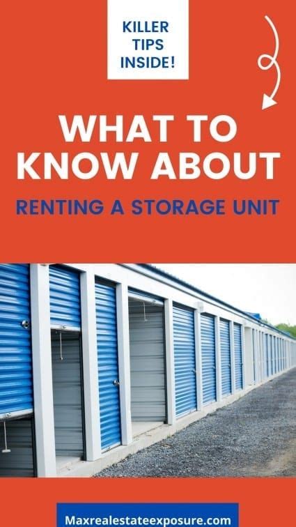 Renting A Storage Unit What You Need To Know