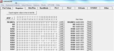 LMK Configuration On TSW J EVM Board Clock Timing Forum Clock Timing TI E E
