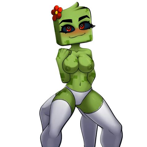 Rule 34 1girls Bra Clothed Clothing Creeper Creeper Girl Hornycraft Curvy Curvy Figure Cute