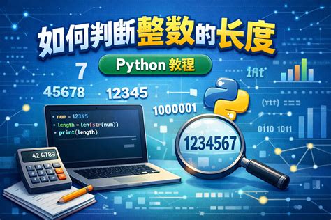 如何判断整数的长度python