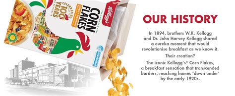 Our History And Timeline Kelloggs Australia Kelloggs Australia