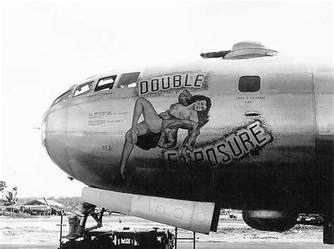Boeing F 13a Superfortress Double Exposure Wings Tracks Guns