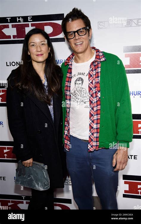 Johnny Knoxville And His Wife Naomi Nelson Pose Together At A Special