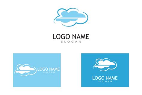 Cloud Logo Vector Design Graphic By Redgraphic · Creative Fabrica