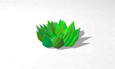 Codeblock Design Succulent For Maker Faire Cdmx 2023 Tinkercad