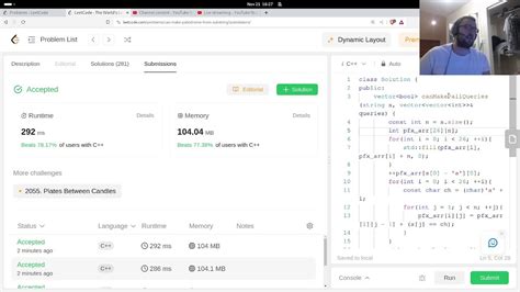 Can Make Palindrome From Substring Medium Leetcode 1177 Youtube
