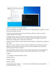 Understanding Buffer Overflow Attacks in Computer Systems | Course Hero