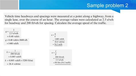Fundamentals Of Traffic Flow And Queuing Theorypdf Physics Science