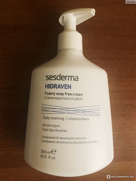 Пенящийся крем для умывания SeSDERMA /Hidraven foamy soap free cream ...