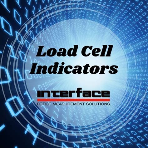 interface load cell indicators interface