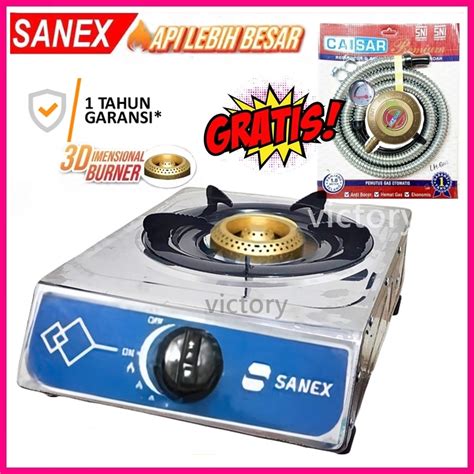 Jual Kompor Sanex 1 Tungku Sk 821 Dengan 3d Burner Shopee Indonesia