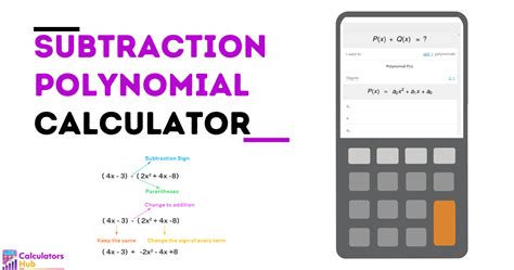 Subtraction Polynomial Calculator Online Subtraction Polynomial Calculator Online