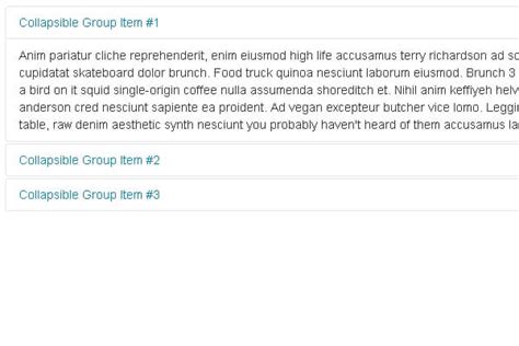 Wp Twitter Bootstrap Collapse Aka Accordian Shortcode Bypeople