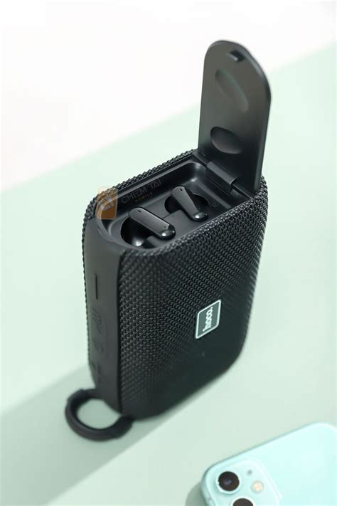 Loa Bluetooth Hoco HC15 kèm tai nghe không dây chất lượng cao cấp, sản ...