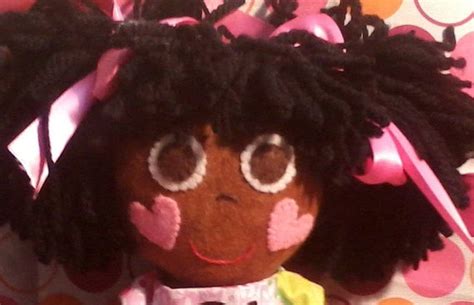 Tamara Doll Made To Order 16 Inches Rag Doll Black Doll Etsy