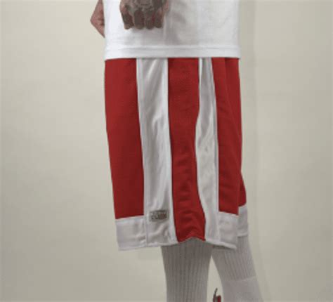 Pro Club Mesh Short 2 Tone Red White Heavyweight Manila Clothing Shop