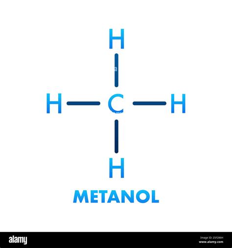 Methane Molecular Structure With Carbon And Hydrogen Atoms Forming Ch4