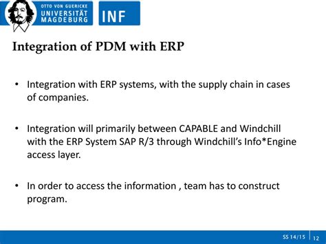 Ppt Application Of Pdm Technologies For Enterprise Integration