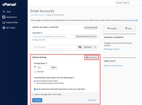 step three setting up email accounts in cpanel cpanel mail ventraip