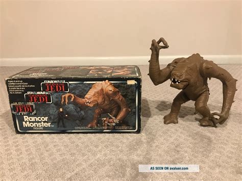 Vintage 1983 Star Wars Tri Logo Rancor Monster W Box 939709