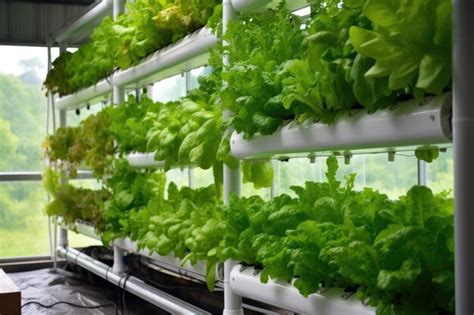Premium Ai Image Automated Hydroponic System Controlling Nutrient