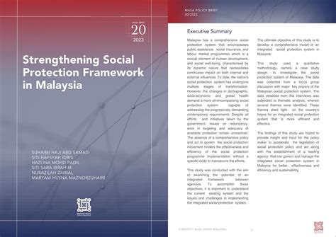 20 strengthening social protection framework in malaysia institut