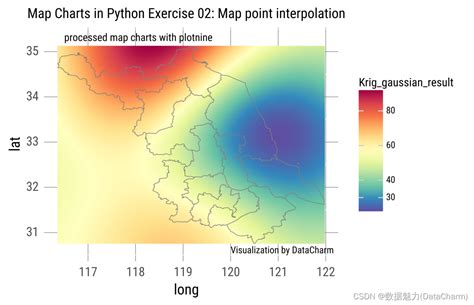 空间绘图 Python Pykrige包 克里金kriging插值计算及可视化绘制python 克里金插值 Csdn博客