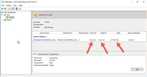 Using Asr To Replicate A Wsfc That Uses Sios Datakeeper Sios