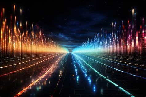 Artificial Intelligence Digital Binary Code Abstract Background