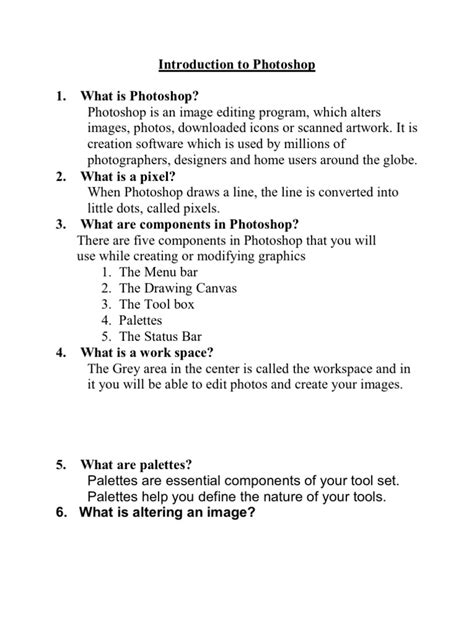 introduction to photoshop pdf adobe photoshop computer graphics