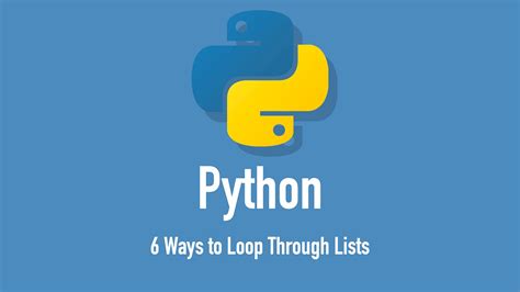 Python Loop Through Lists In 6 Ways Codex