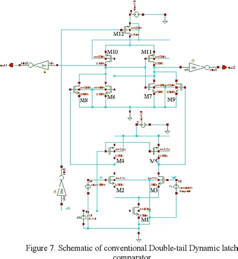 Figure 7 From Design Of Double Tail Dynamic Latch Comparator For Low Power Application