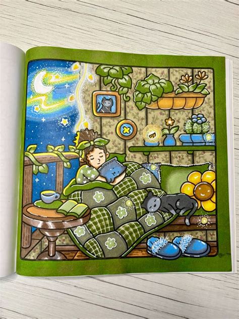 Coco Wyo Girl Moments Coloring Book Inspiration Green Theme