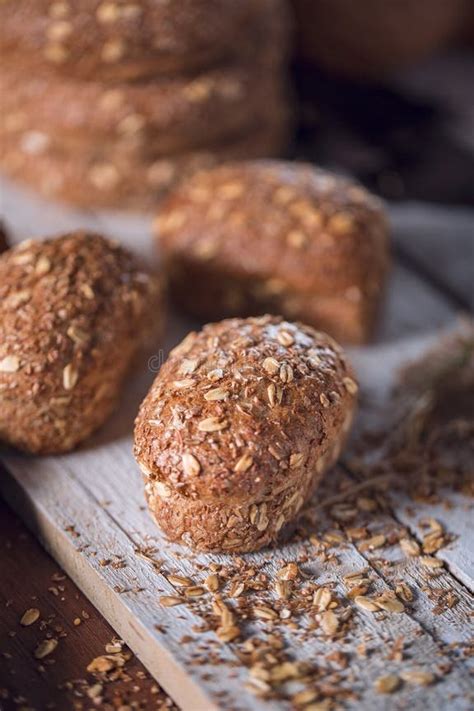 Whole Grain Wheat Bread Bran Bread Rich In Fiber And Essential
