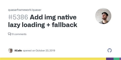 Add Img Native Lazy Loading Fallback · Issue 5386 · Quasarframeworkquasar · Github