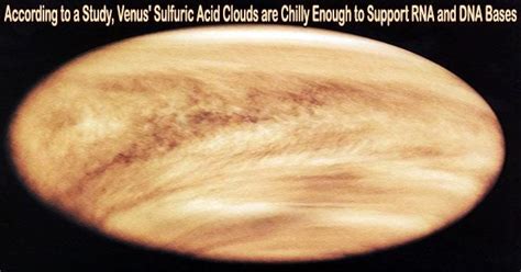According To A Study Venus Sulfuric Acid Clouds Are Chilly Enough To