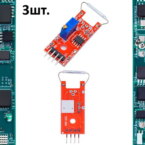 Модуль датчика магнитного поля с герконом Ky 025 Hw 484 для Arduino