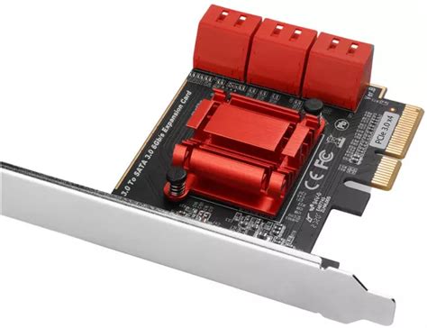 Placa Axagon Pci Expresspci E Adaptor La 6 X Sata Iii Lp Pces Sa6 Cel Ro