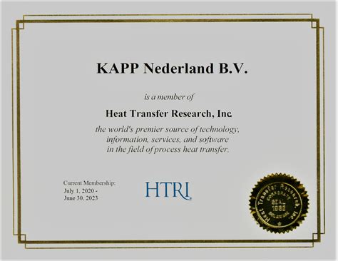 Kapp Extends Membership Htri Kapp