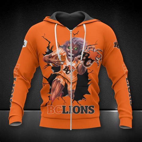 Bc Lions All Over Print Apparel9138 Weesti