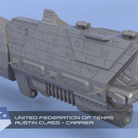 🎲 United Federation Of Texas Miniature Starships・ Stl File For ・cults